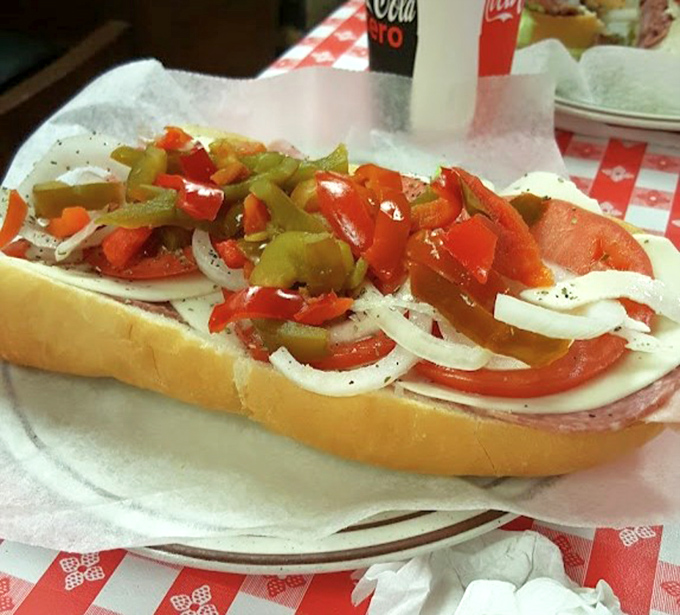 This Italian sub has more layers than your favorite HBO drama. The supporting cast of veggies knows their role: make the meaty stars shine.