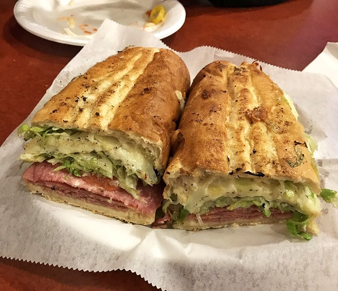 The Italian hoagie &ndash; a masterclass in sandwich architecture with layers of meat, cheese, and veggies that would make any Pittsburgher proud.