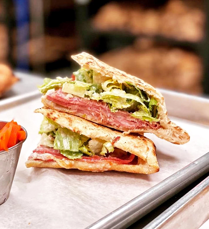 The Italian sandwich: where meat, cheese, and bread achieve perfect harmony. Like the Three Tenors, but edible and with better distribution of salami.