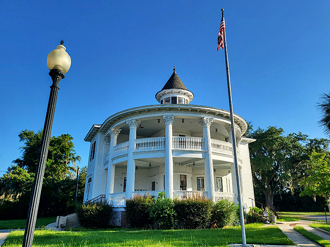 This stately gazebo-topped building serves as Marianna's welcoming committee headquarters, where Southern hospitality gets its official stamp of approval.