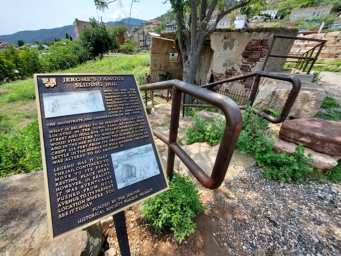 Jerome's Famous Sliding Jail didn't just house lawbreakers&mdash;it broke the laws of physics by sliding 225 feet downhill during a landslide.