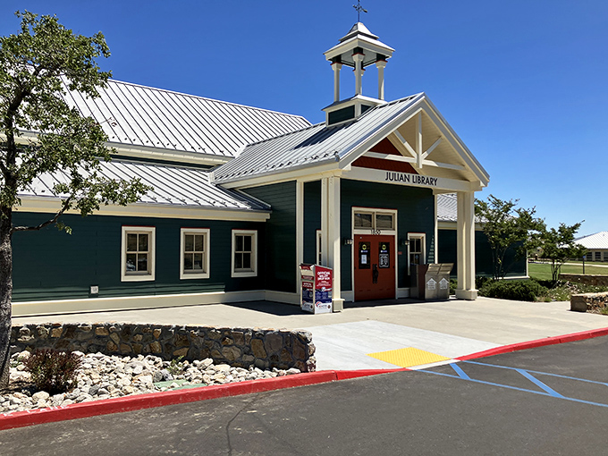 The Julian Library isn't just architecturally charming&mdash;it's where locals gather stories both on and off the shelves.