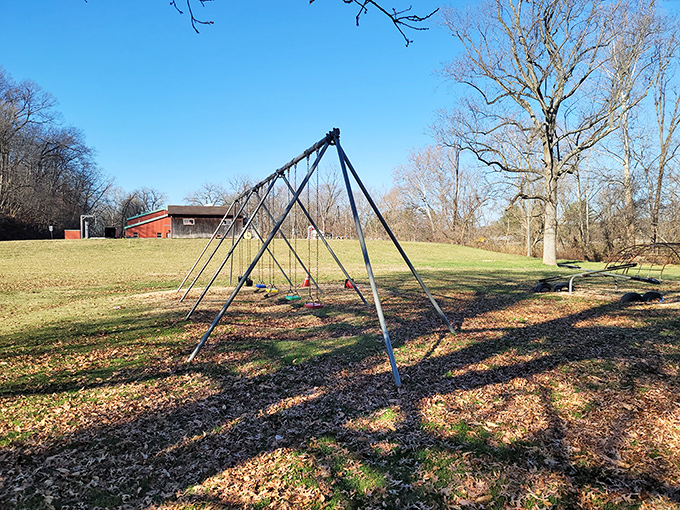 Simple pleasures define retirement in Logan &ndash; like these classic swings at Kachelmacher Park where you can feel like a kid again.