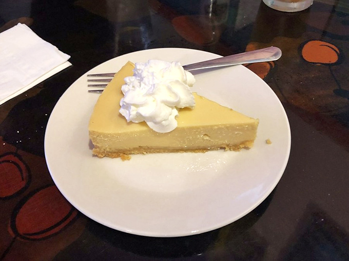 Key lime pie that strikes that perfect balance between tart and sweet &ndash; the kind that makes you close your eyes and sigh with contentment.