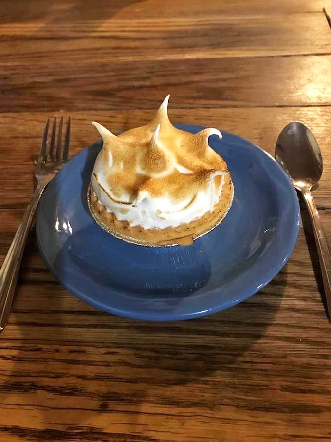 Lemon meringue that stands tall and proud, like a delicious little mountain range of sweet-tart perfection on your plate.