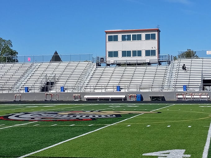 Friday night lights shine bright at Lima Stadium, where community spirit comes alive and senior spectators get the best seats in the house.