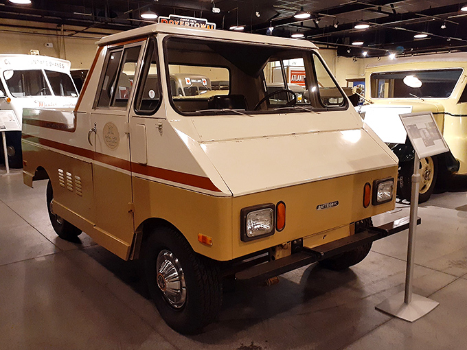 This quirky delivery vehicle looks like what would happen if a bread box and a school bus had a baby&mdash;practical, adorable, and uniquely Pennsylvania.
