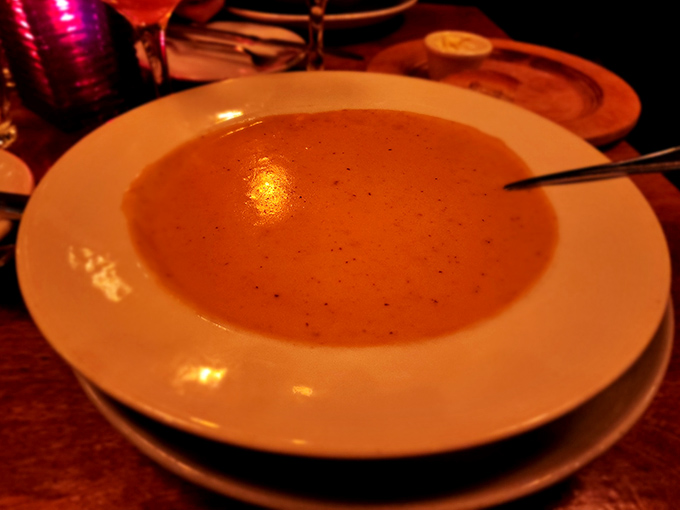 A silky bisque that whispers sweet nothings about the ocean with each spoonful&mdash;lobster never had it so good.