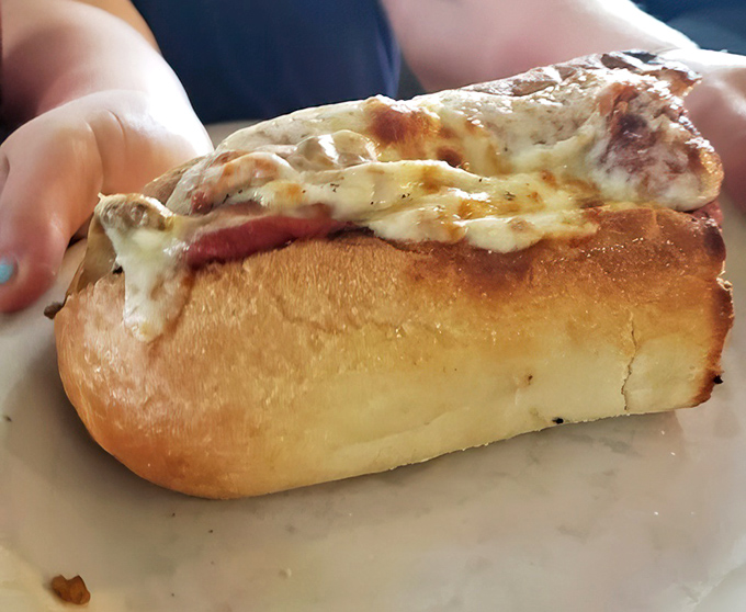 Melted cheese cascades over perfectly seasoned meatballs nestled in a toasted bun. This isn&rsquo;t just a meatball sub&mdash;it&rsquo;s comfort wrapped in carbs and nostalgia.