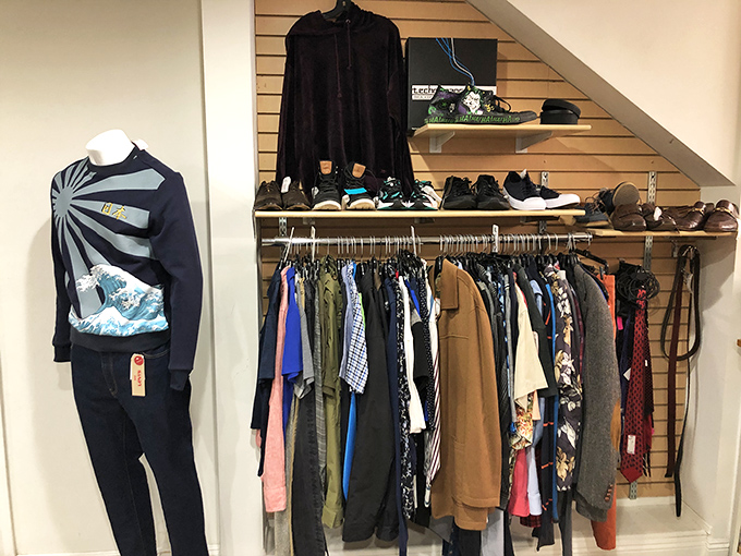 Men's fashion goldmine: Where else can you find a graphic sweatshirt that tells the world you're both environmentally conscious and impossibly cool?