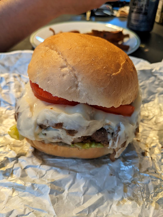 This isn't just a burger&mdash;it's a masterclass in balance. The melty cheese cascading over the patty creates that perfect moment when comfort food becomes transcendent.