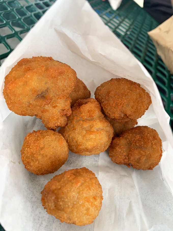 Golden-fried mushrooms that crunch like nature's little flavor bombs&mdash;proof that vegetables can be just as indulgent as any dessert.