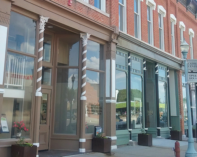 The State Bank Block stands proud with its distinctive brick and limestone details &ndash; architecture that reminds us when banks were built to inspire confidence.