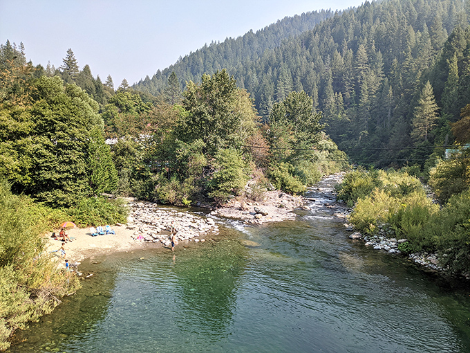 The North Yuba River's crystal-clear waters create natural swimming holes that make resort pools seem like sad, chlorinated imitations of the real thing.