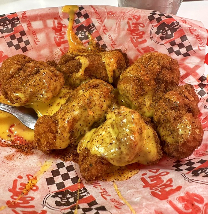 Golden nuggets of chicken joy, seasoned to perfection and served with a side of nostalgia. Diet plans, consider yourselves officially on pause.
