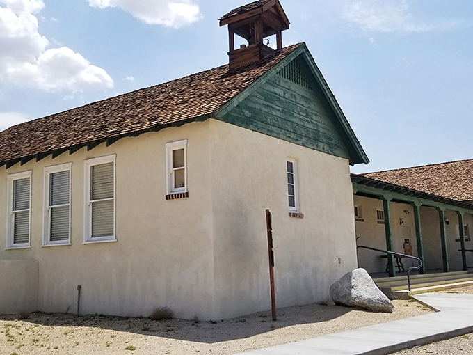Step back in time at this preserved schoolhouse where desert pioneers learned their three R's.