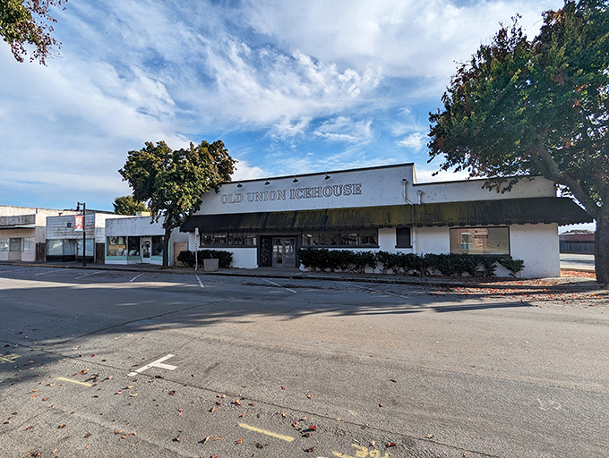 The Old Union Ice House stands as a reminder of simpler times, when ice was a luxury and community businesses were the backbone of small-town economies.