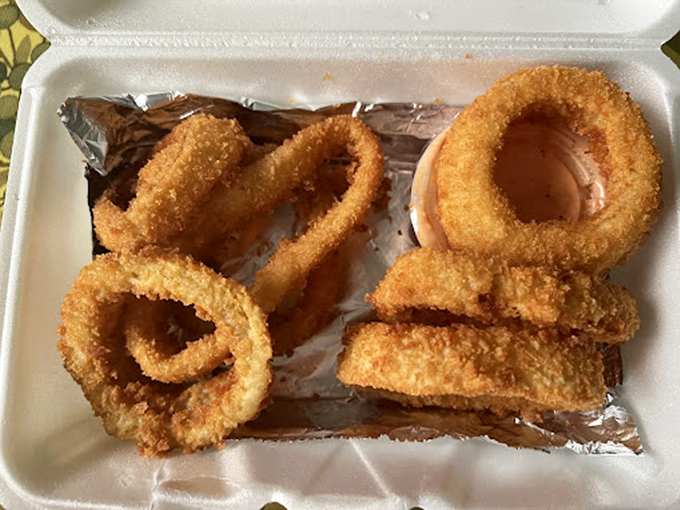 Golden, crispy onion rings that shatter with each bite&mdash;the perfect sidekick to a cheesesteak adventure and worth every calorie.