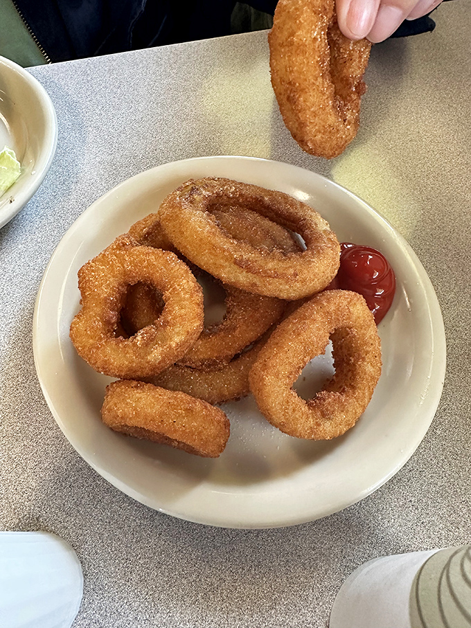 These onion rings aren't just side dishes&mdash;they're golden halos of perfectly fried, crispy-sweet onion that deserve their own special place in the comfort food hall of fame.