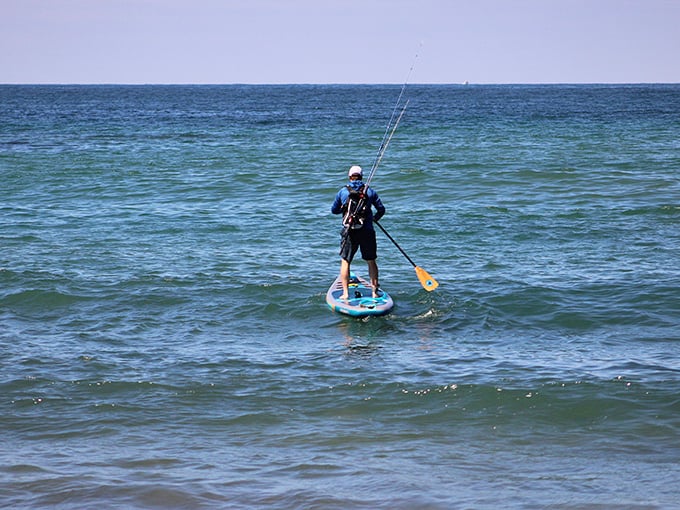 Paddle boarding at Terramar: where "standing on water" meets "grinning like you've discovered buried treasure." The ultimate floating meditation.