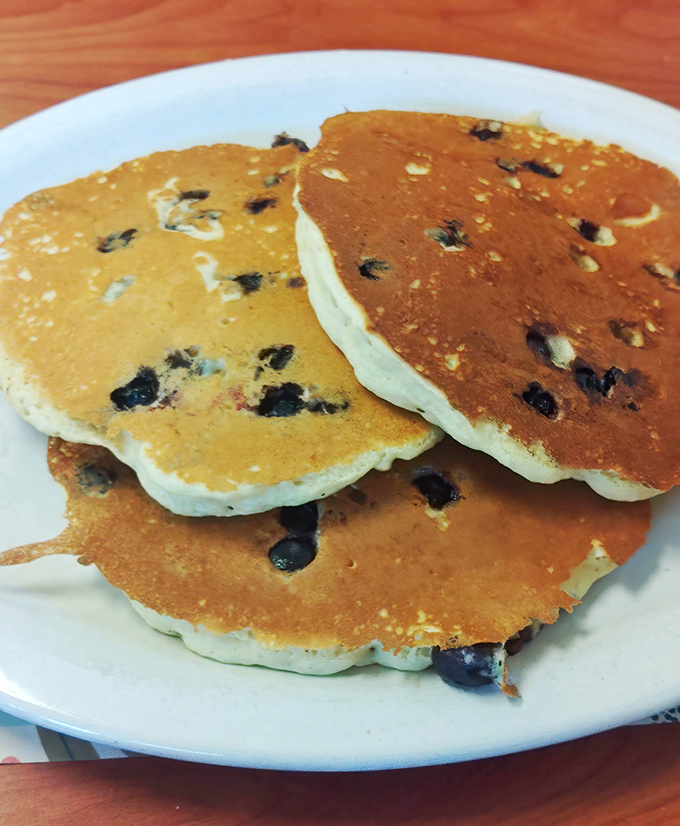Blueberry pancakes that don't need Instagram filters &ndash; these fluffy discs of joy are the breakfast equivalent of winning the lottery.