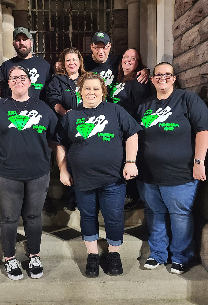 Ghost hunters gather where spirits potentially linger. When your workplace uniform includes paranormal logos, you know your office cubicle is decidedly non-traditional.