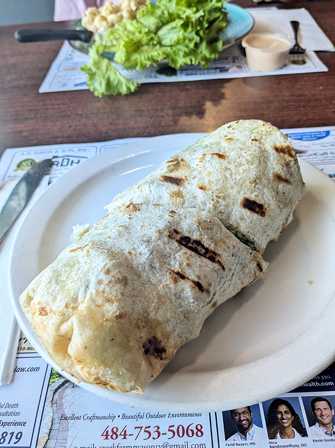 This grilled wrap isn't just lunch &ndash; it's a perfectly portable flavor bomb waiting to be unwrapped and devoured.