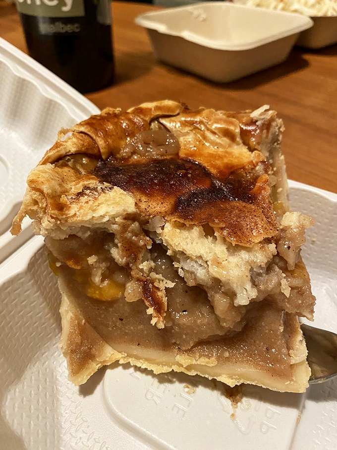 This isn't just pie &ndash; it's structural engineering, emotional therapy, and time travel to your grandmother's kitchen all in one glorious slice.