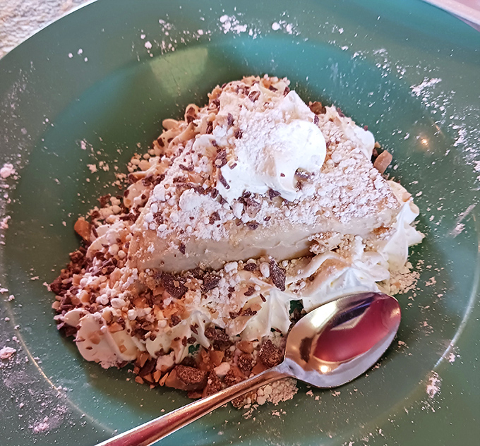 Peanut butter pie that would make Elvis weep with joy. The kind of dessert you'd consider driving across state lines for.