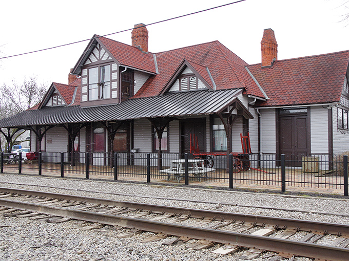 The historic Pennsylvania Station building stands as a beautifully preserved reminder of when train travel was the height of sophistication.