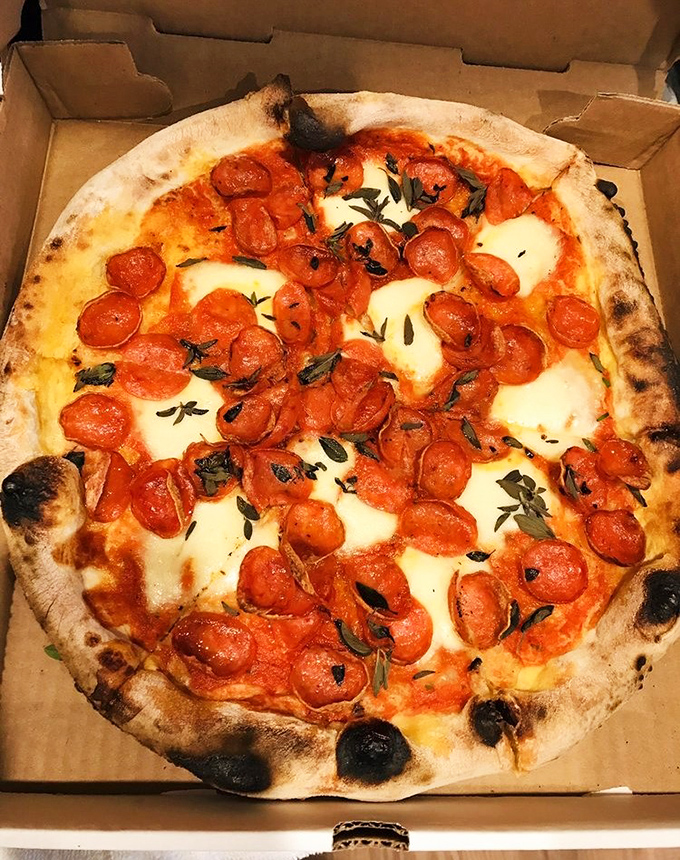 Pepperoni that curls into crispy cups, creating little pools of flavor that make you wonder why you'd ever order anything else.