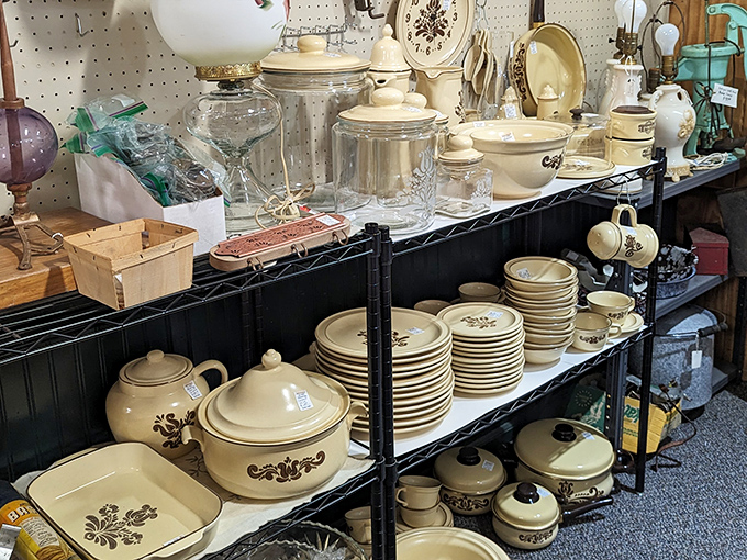 Pfaltzgraff Village dinnerware awaits its second act&mdash;these cream-colored survivors of countless Sunday dinners stand ready to grace new tables.