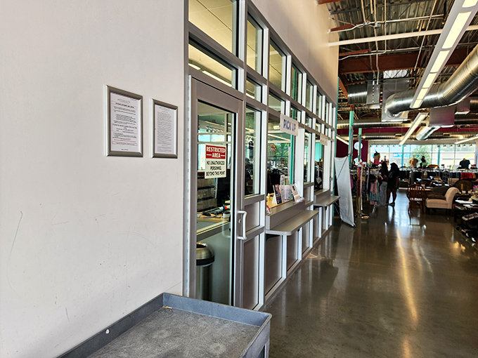 The gateway to discovery. This entrance leads to a world where one person's discards become another's prized possessions.