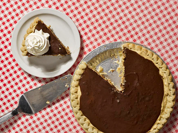 This chocolate pie isn't just dessert&mdash;it's a geometry lesson in perfection with a crust-to-filling ratio that would make mathematicians weep with joy.