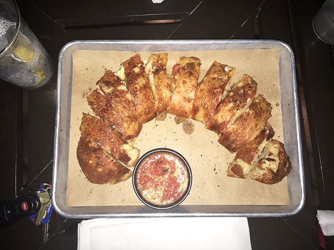 Pizza rolls that look like mozzarella sticks went to finishing school and came back with attitude.