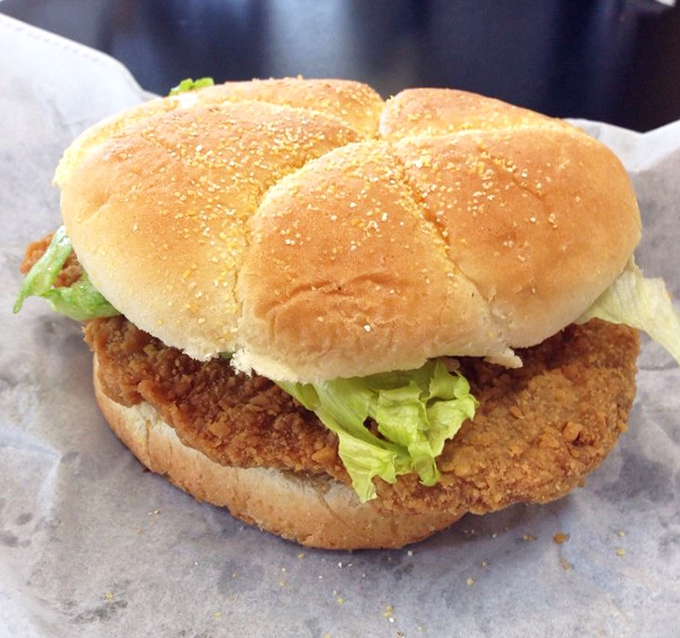 The tenderloin sandwich that refuses to acknowledge the boundaries of its bun. Crispy, golden, and worth every delicious bite.