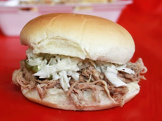 The pulled pork sandwich&mdash;Tennessee's answer to the question, "What's happiness look like?" Simple, unpretentious, and absolutely stuffed with smoky goodness.