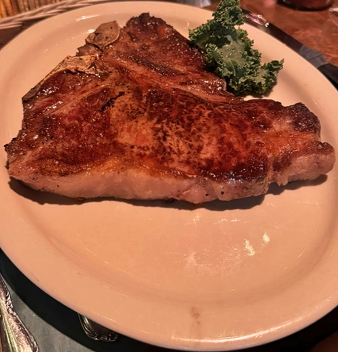 A porterhouse that makes vegetarians question their life choices &ndash; seared to perfection and ready for its close-up.