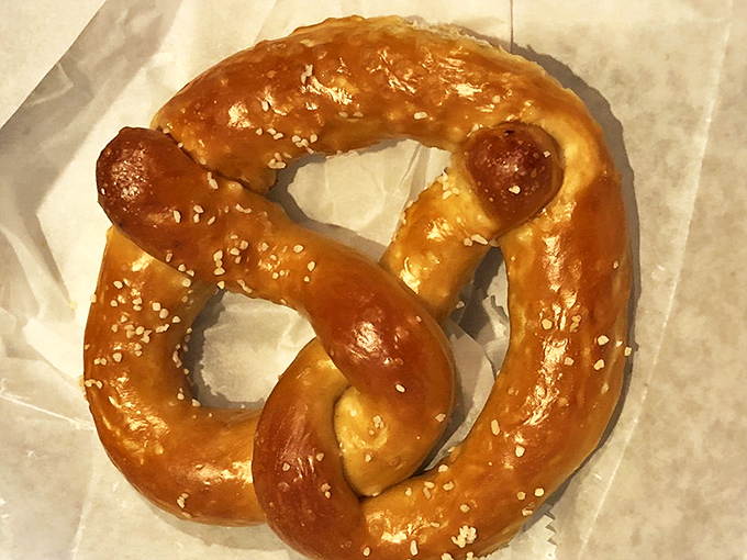 The pretzel that puts mall versions to shame &ndash; golden, salt-flecked, and worthy of its German heritage in the heart of Ohio.