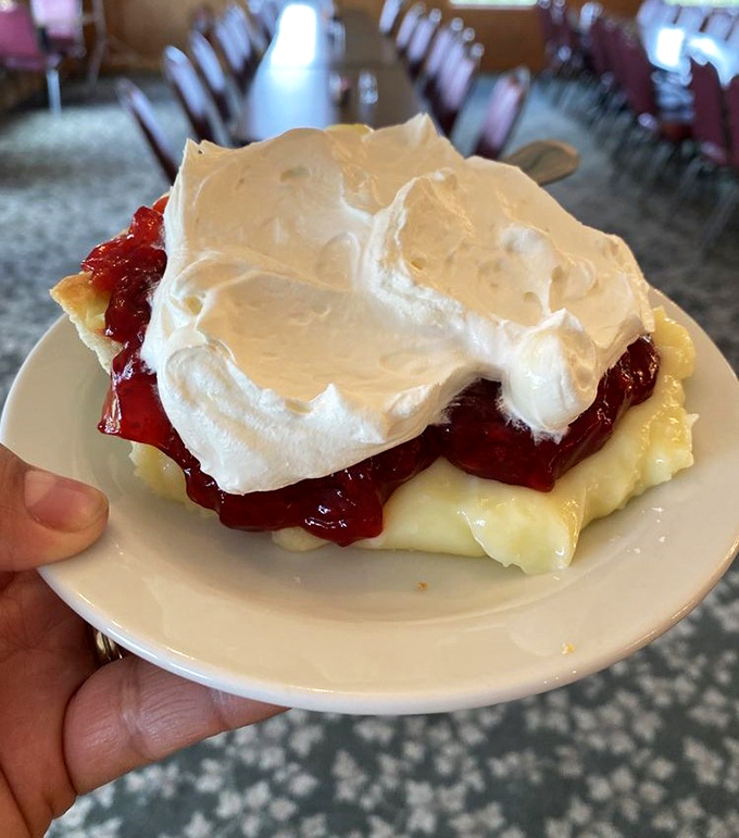 Layer upon heavenly layer&mdash;this raspberry cream pie performs the impossible magic trick of being both light as air and deeply satisfying.