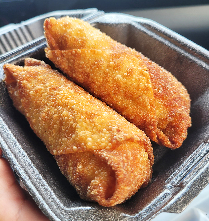 Redneck Eggrolls: where Southern ingenuity meets culinary brilliance. Crispy outside, savory inside&mdash;pure genius wrapped in golden perfection.