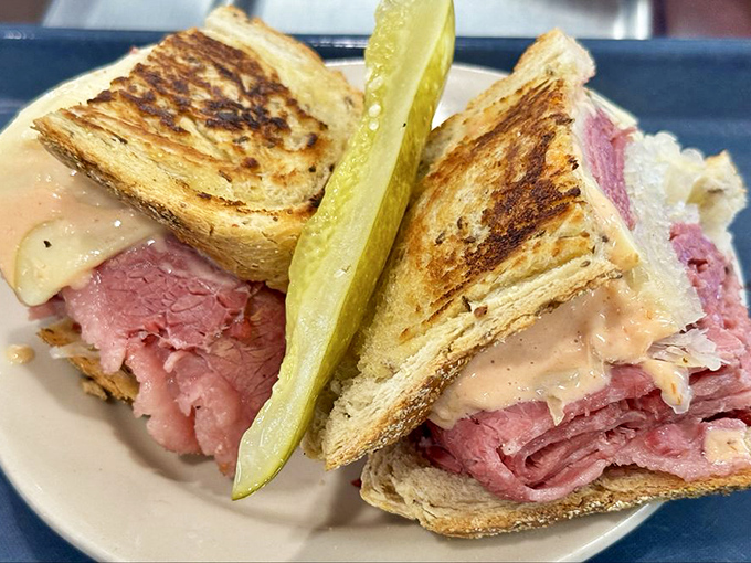 The Reuben at Shapiro's is what sandwich dreams are made of&mdash;grilled to golden perfection with Russian dressing oozing just enough to require an extra napkin.
