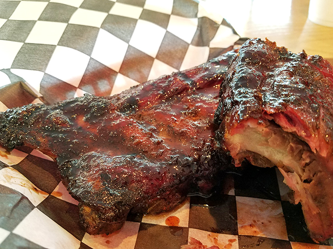 St. Louis ribs with that perfect pink smoke ring&mdash;the barbecue equivalent of finding the Hope Diamond while rummaging through your grandmother's jewelry box.