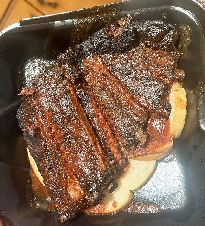 Ribs with that perfect smoke ring and bark that would make tree surgeons jealous. Carnivore nirvana achieved.