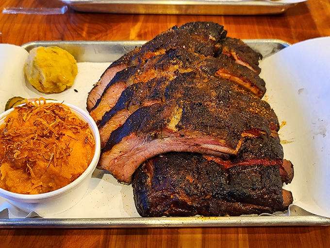 Behold the brisket&mdash;sporting that coveted pink smoke ring and a bark so perfect it deserves its own hall of fame.