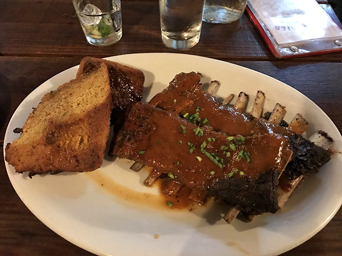 These ribs don't just fall off the bone&mdash;they practically leap into your mouth, trailing their rich, glossy sauce behind them.