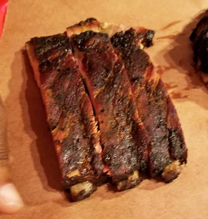 Behold the bark! These ribs showcase the perfect marriage of smoke, spice, and time &ndash; the holy trinity of proper barbecue.