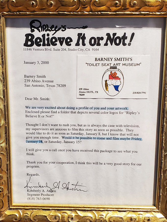 Even Ripley's Believe It or Not! couldn't resist featuring this unusual collection&mdash;fame that truly deserves a seat at the table.