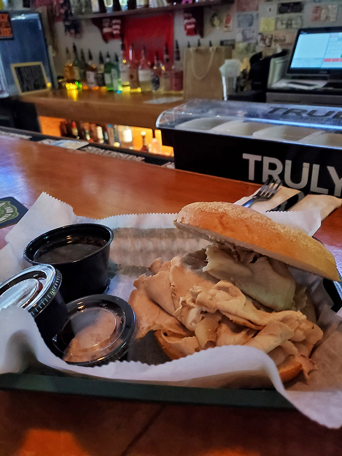 Thinly-sliced roast pork with dipping sauces that transform an ordinary lunch into a moment of quiet contemplation about life's simple pleasures.