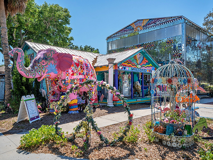 Safety Harbor's Art and Music Center explodes with whimsical color and creativity &ndash; proof that this town takes its relaxation seriously but its art joyfully.